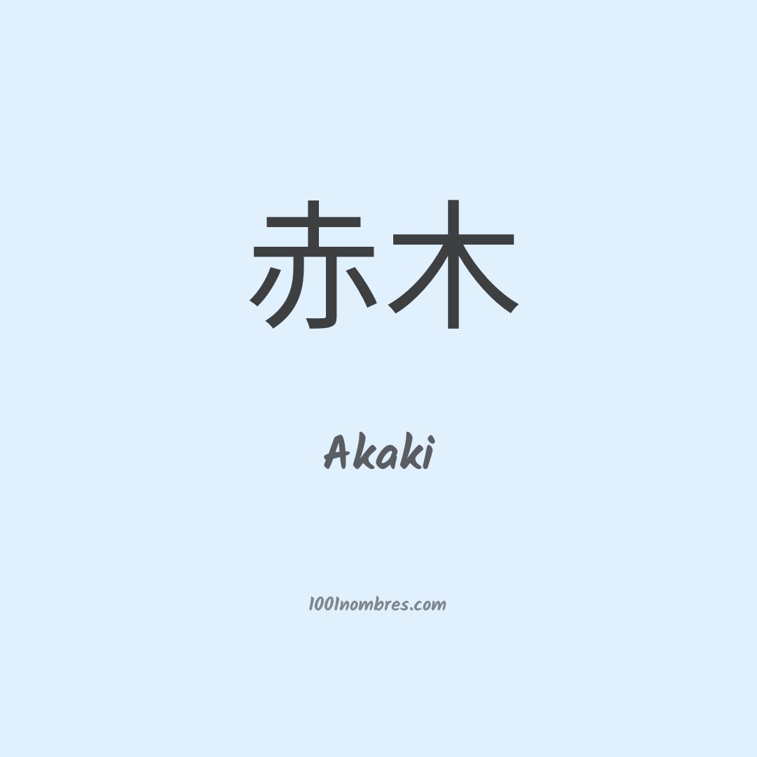Significado del nombre Akaki