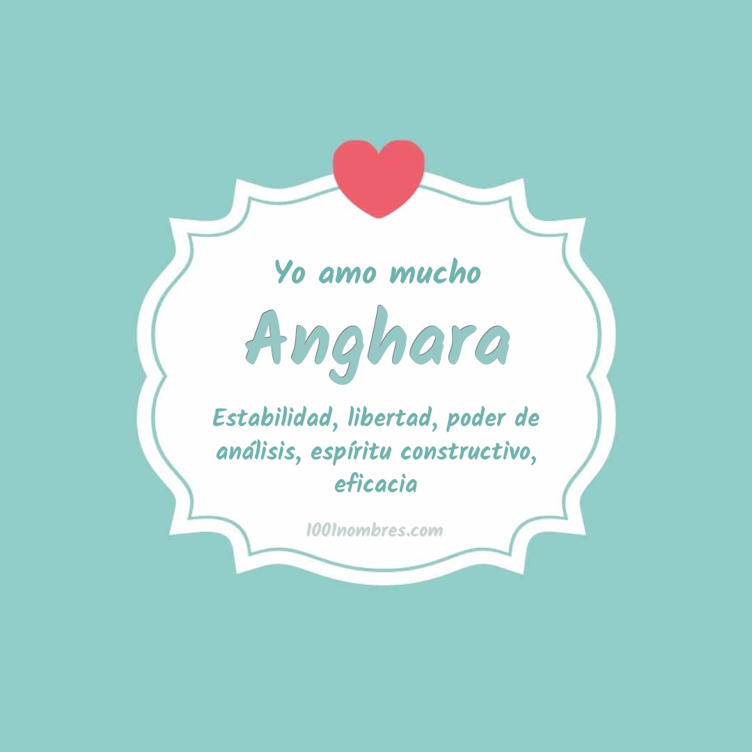 Significado del nombre Anghara
