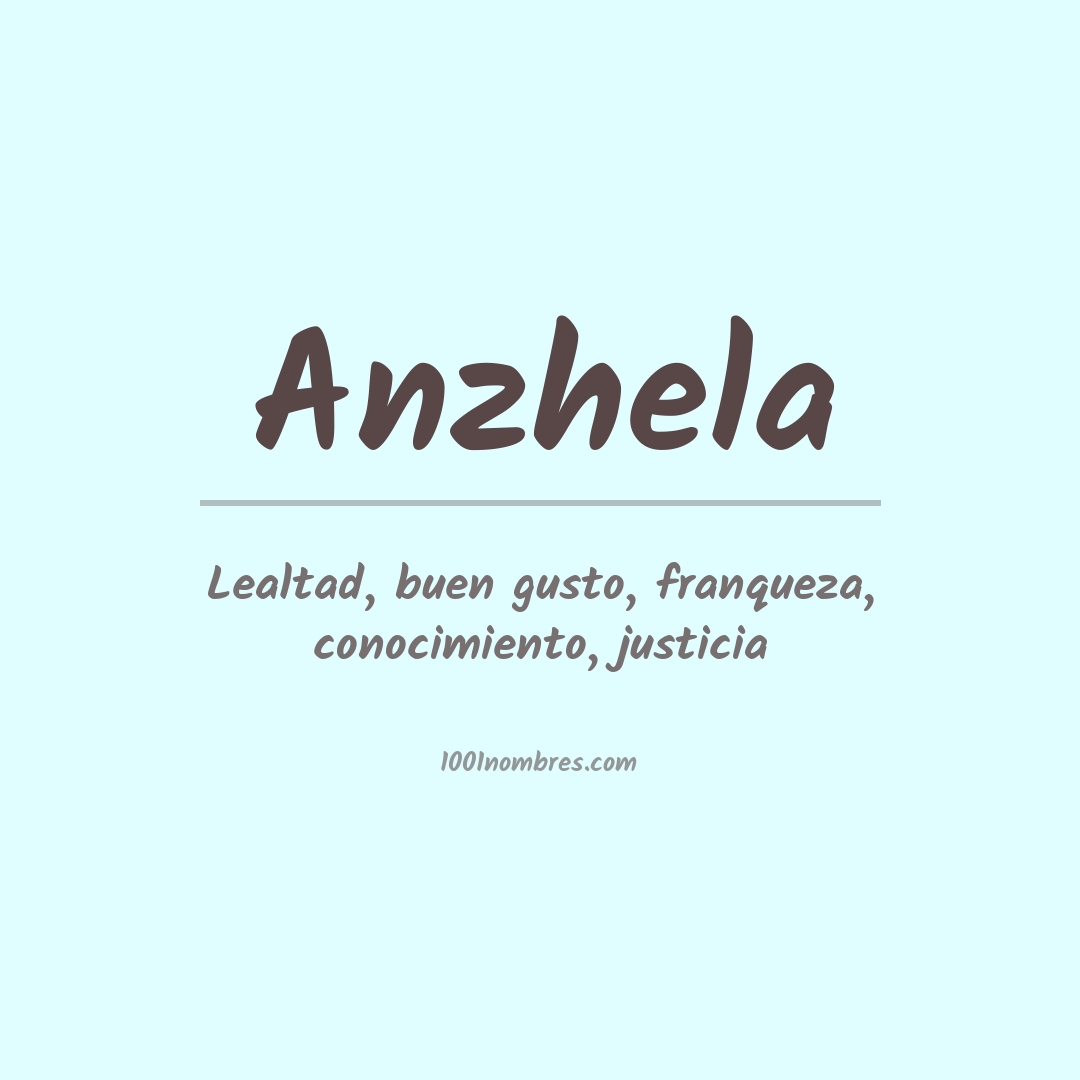Significado del nombre Anzhela