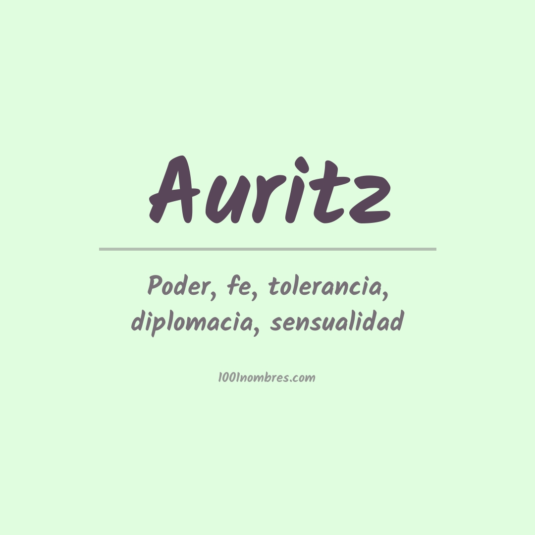 Significado del nombre Auritz