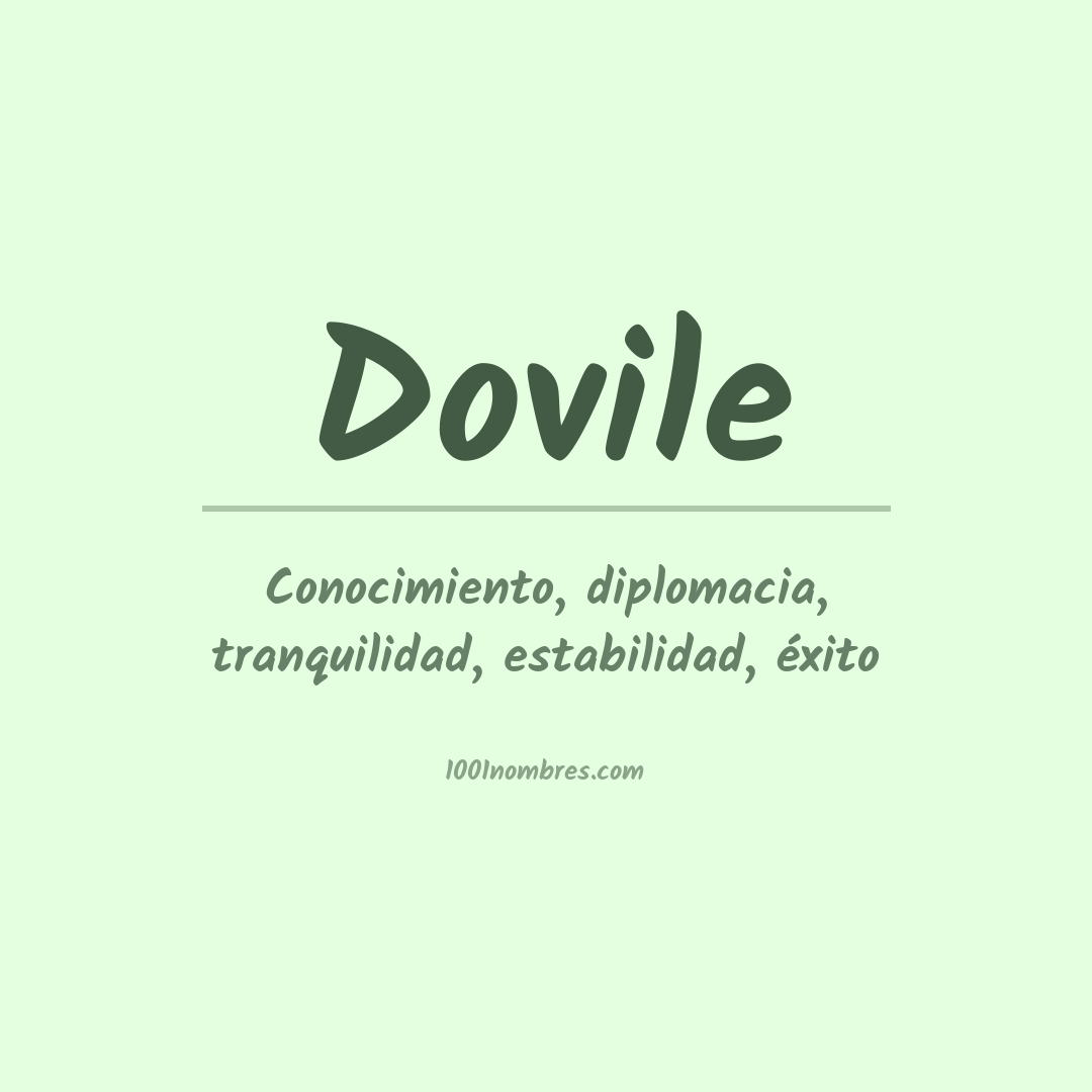 Significado del nombre Dovile