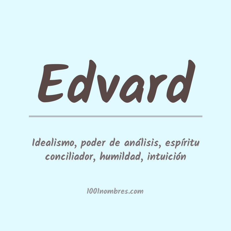 Significado del nombre Edvard