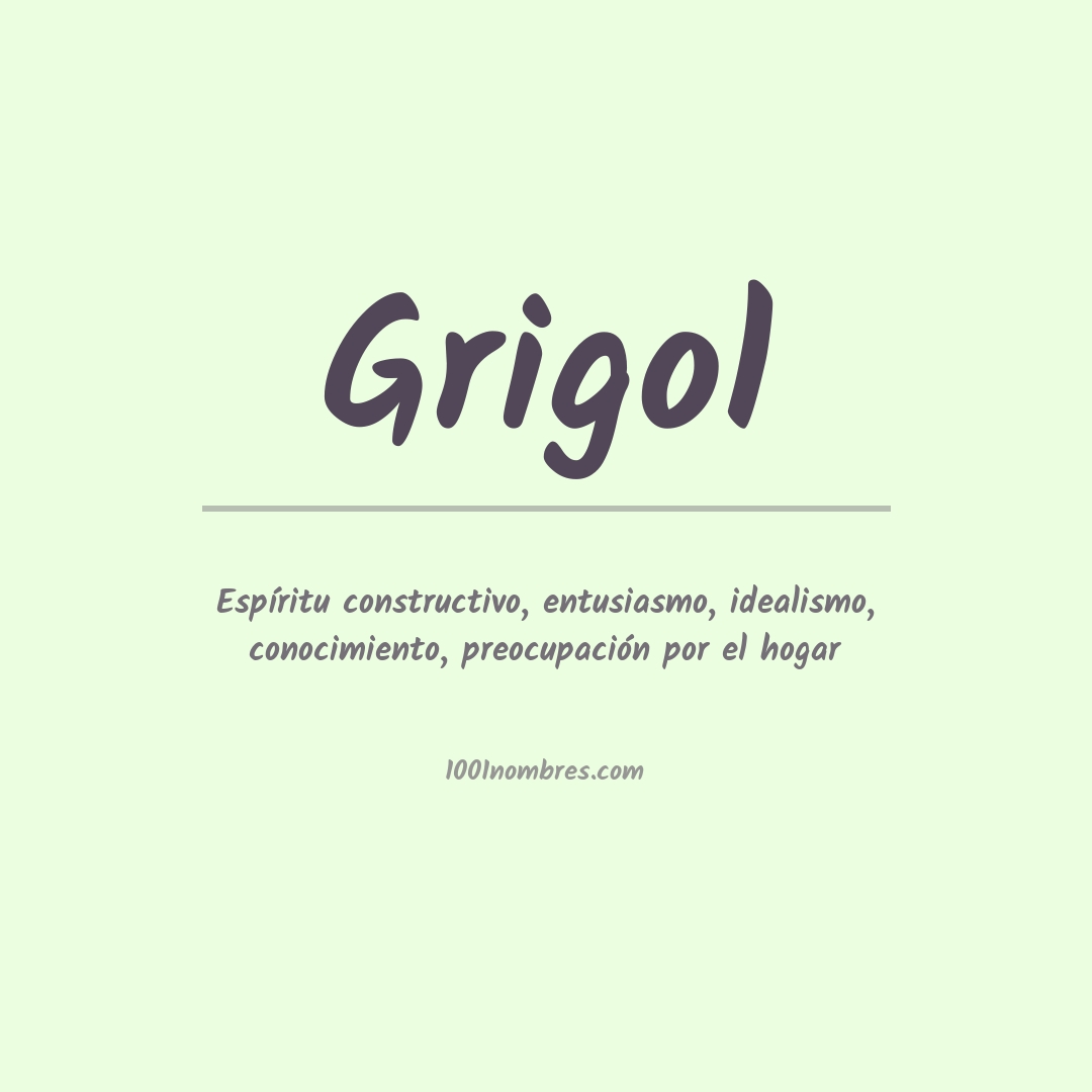 Significado del nombre Grigol