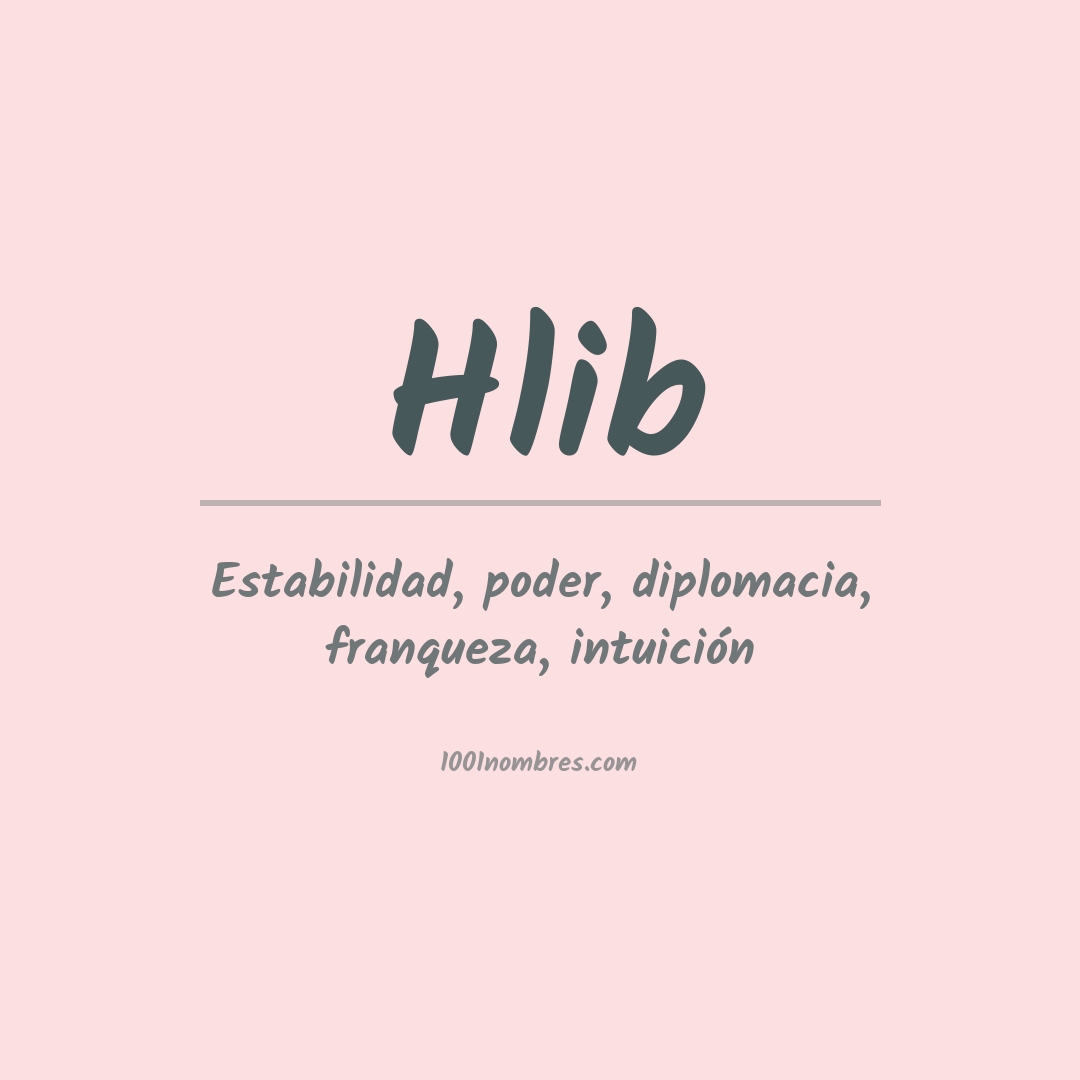 Significado del nombre Hlib