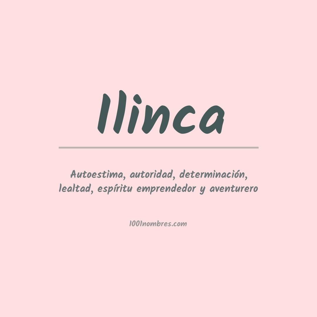 Significado del nombre Ilinca