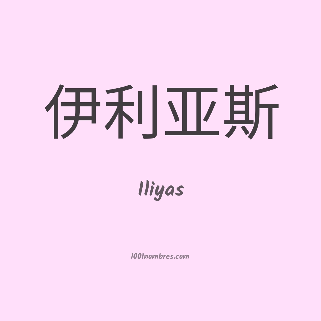 Significado del nombre Iliyas