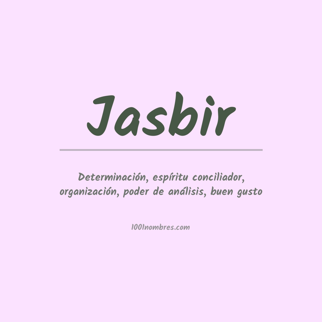 Significado del nombre Jasbir