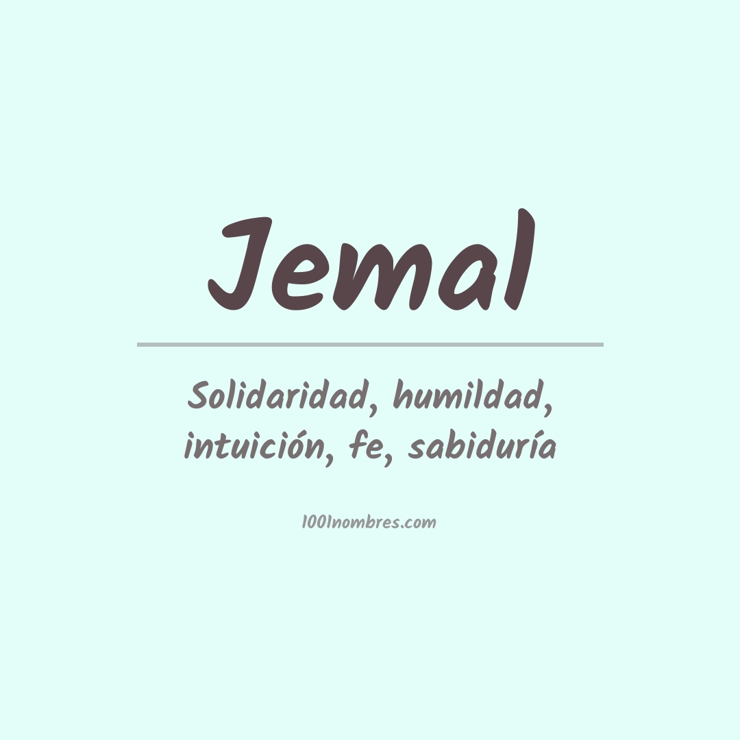 Significado del nombre Jemal