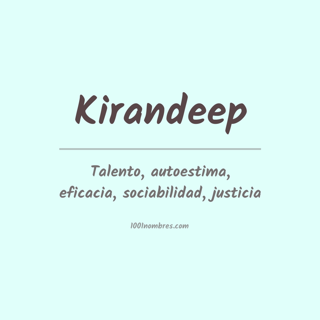 Significado del nombre Kirandeep