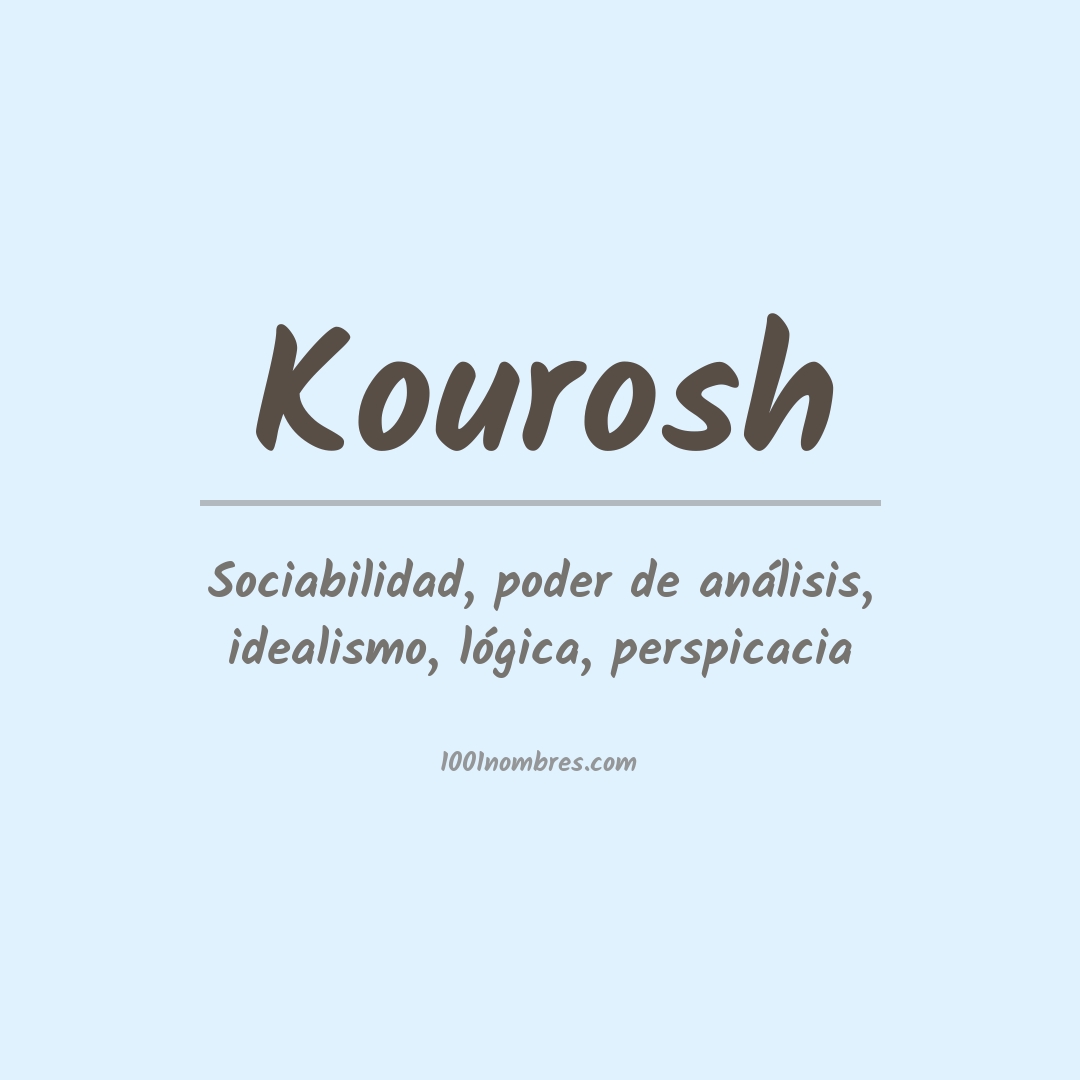 Significado del nombre Kourosh