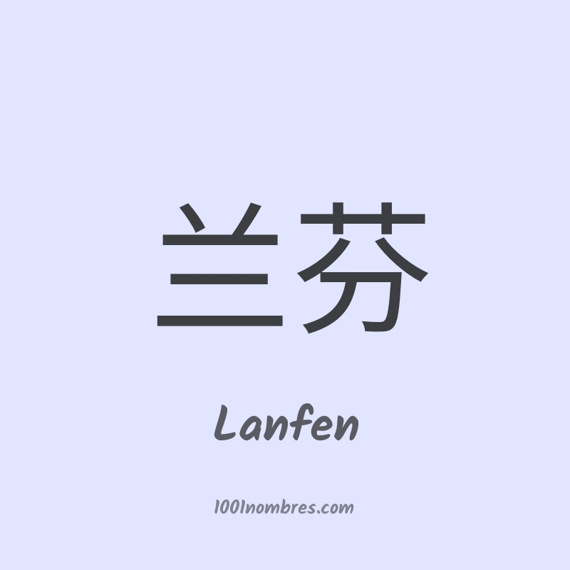 Significado del nombre Lanfen