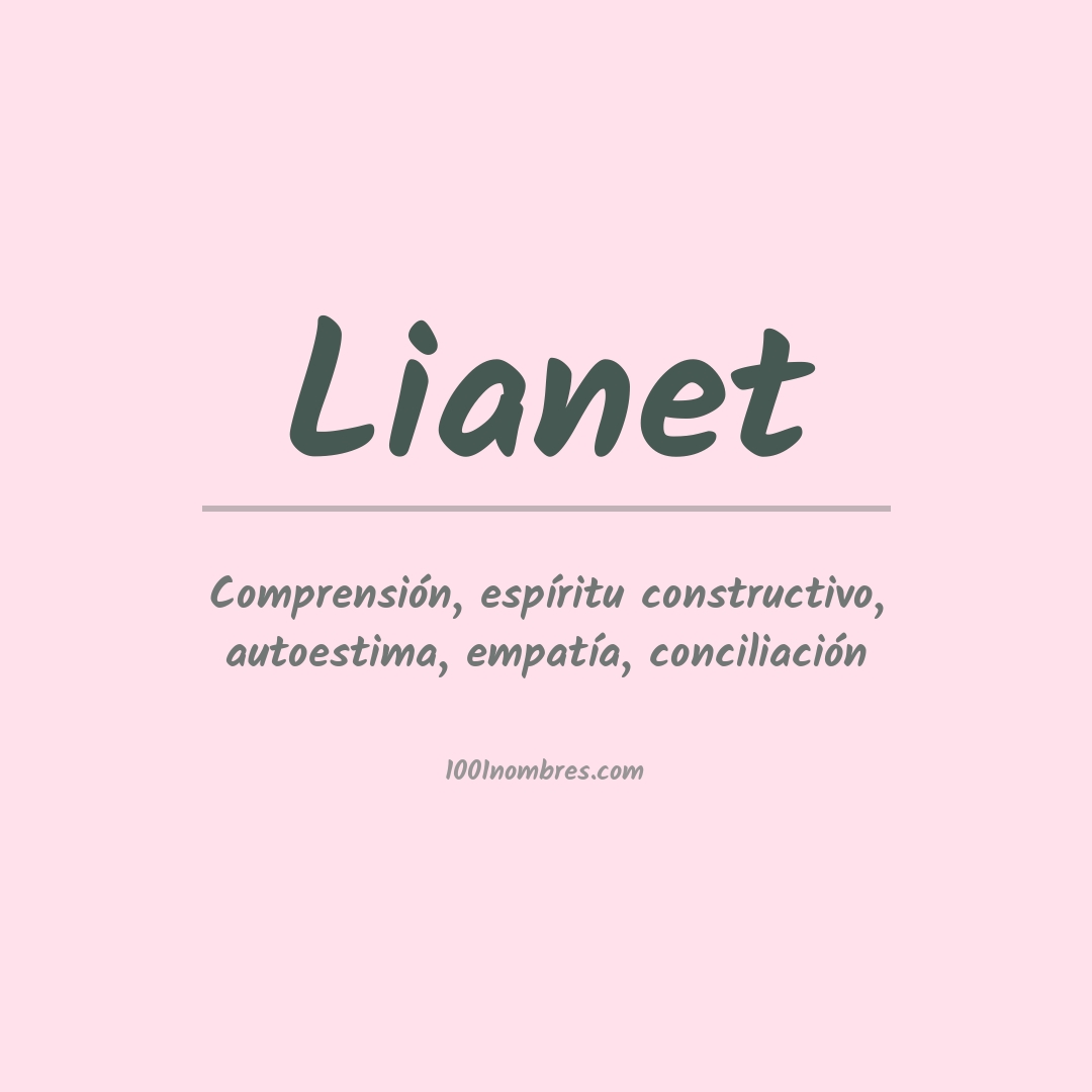 Significado del nombre Lianet