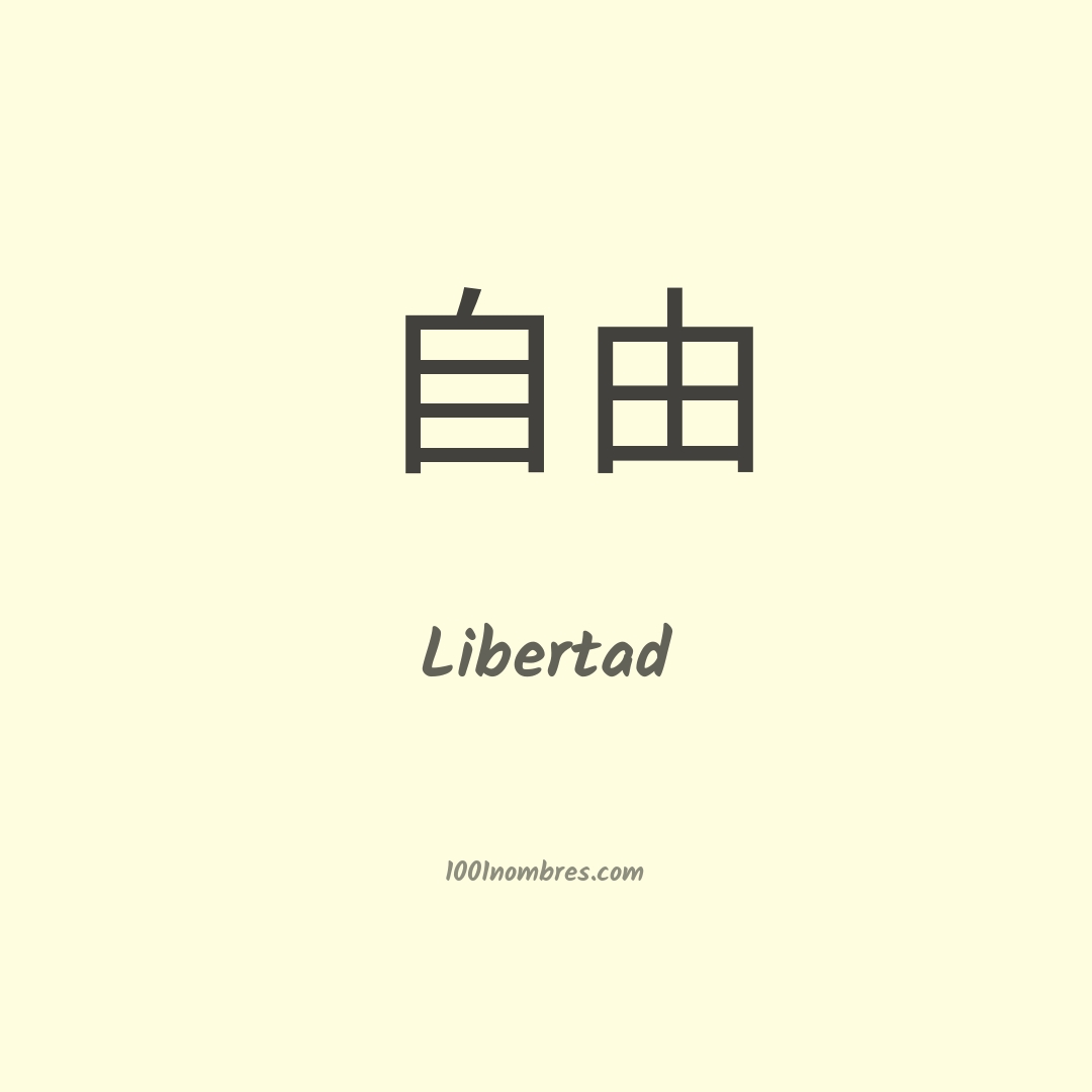 Significado del nombre Libertad