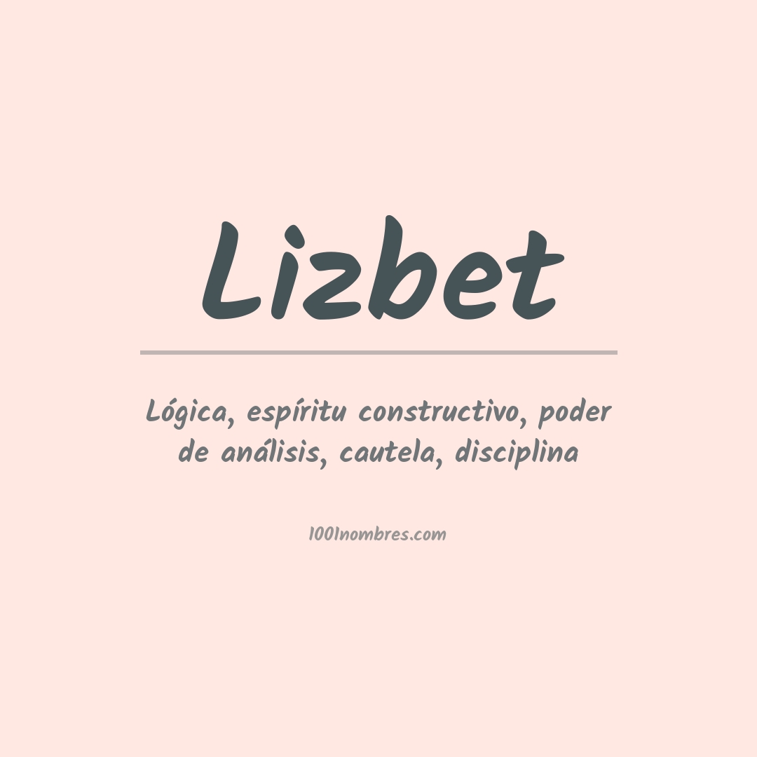 Significado del nombre Lizbet