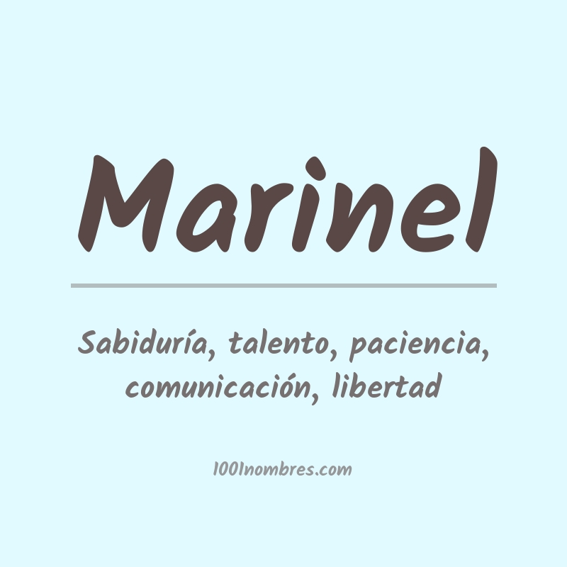 Significado del nombre Marinel