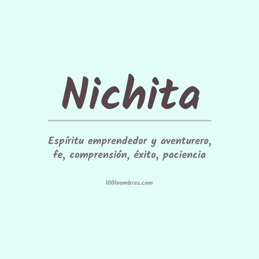 Significado del nombre Nichita