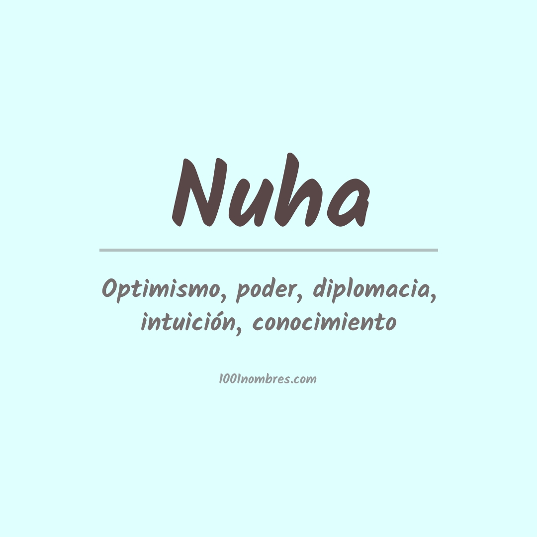 Significado del nombre Nuha