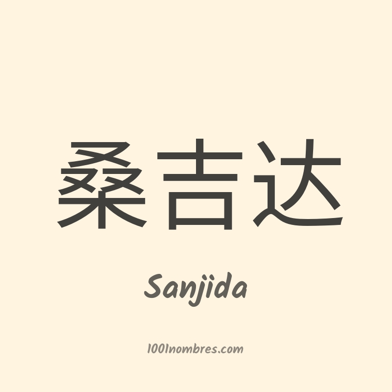 Significado del nombre Sanjida