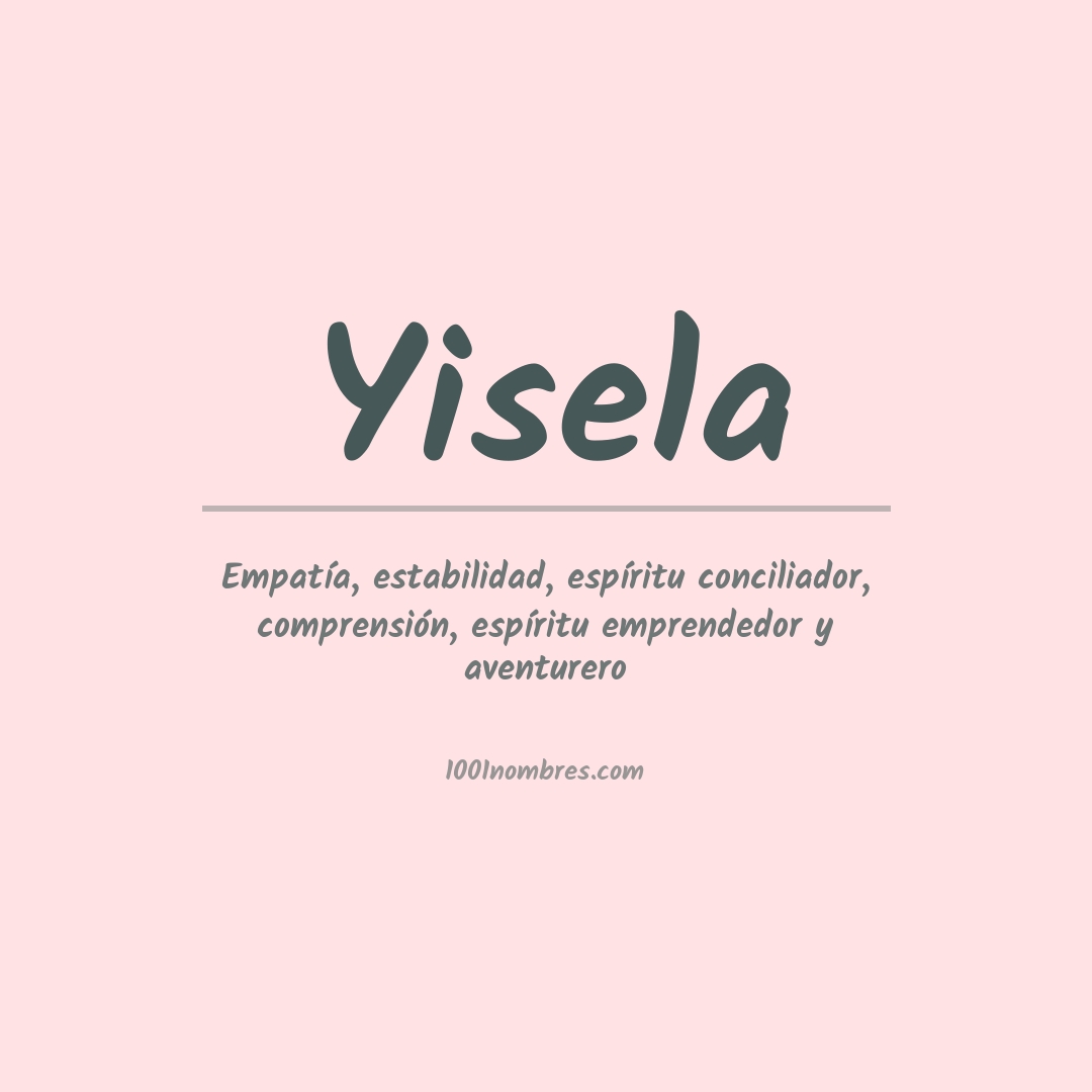 Significado del nombre Yisela