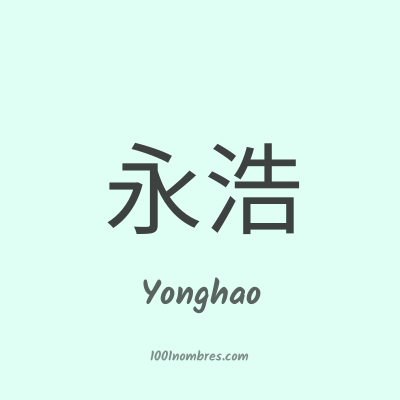 Significado del nombre Yonghao