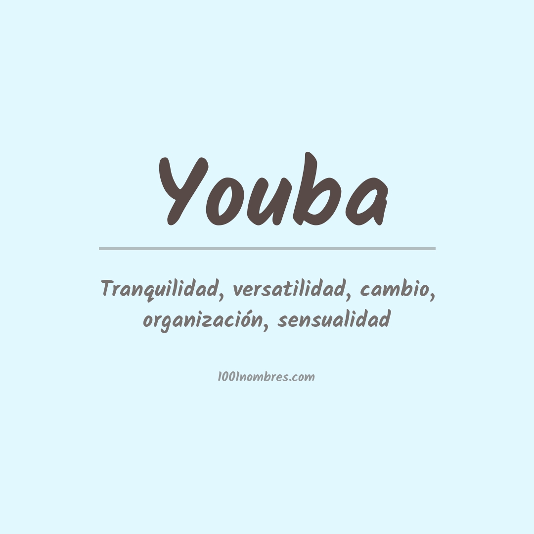 Significado del nombre Youba