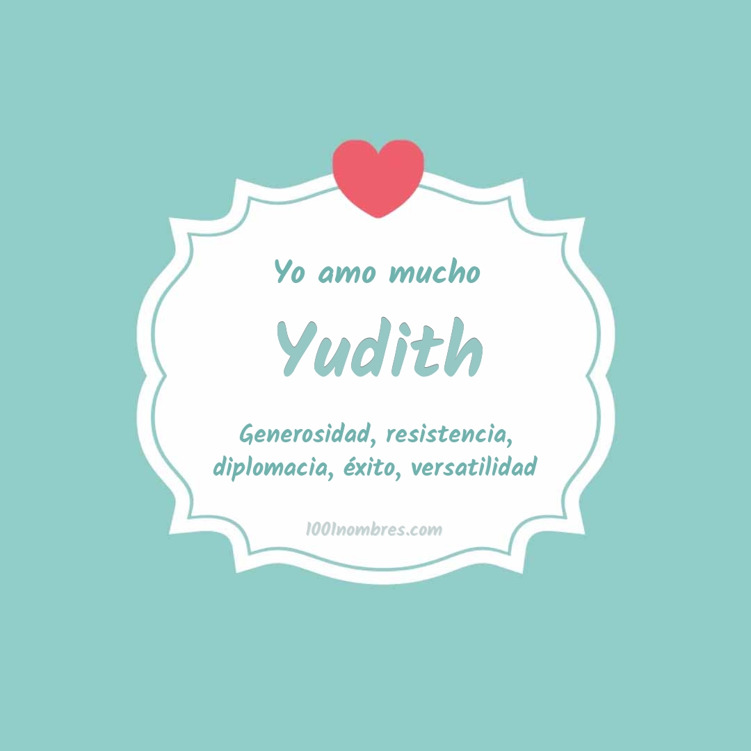 Significado del nombre Yudith