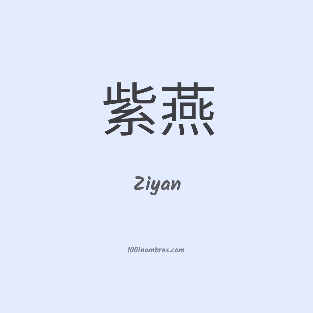 Significado del nombre Ziyan