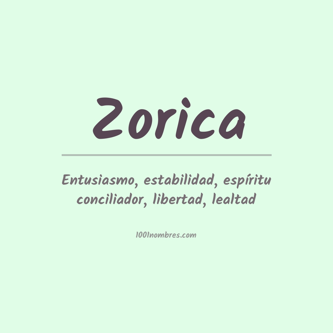 Significado del nombre Zorica